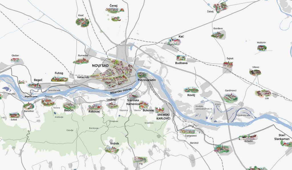 Novi Sad in three days - Picnic routes - Novi Sad Tourism Organisation