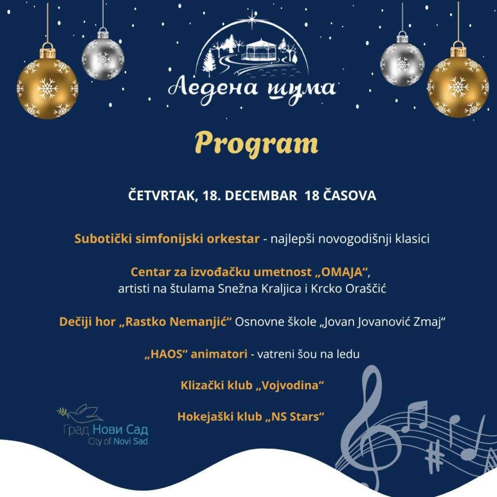 Ledena šuma - Turistička organizacija Novi Sad