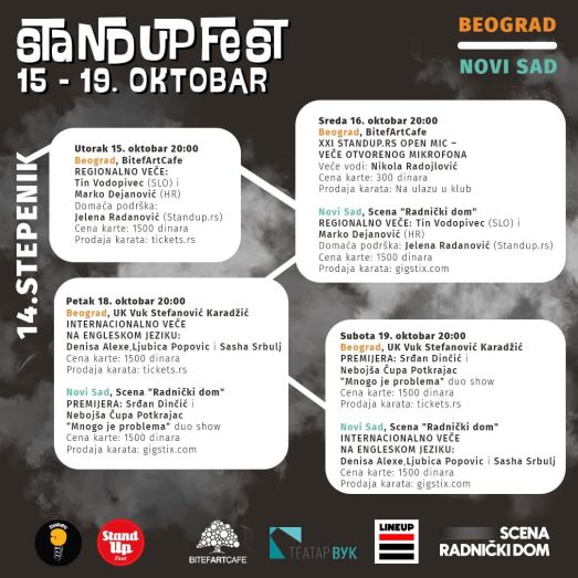 StandUpFest - Novi Sad Tourism Organisation
